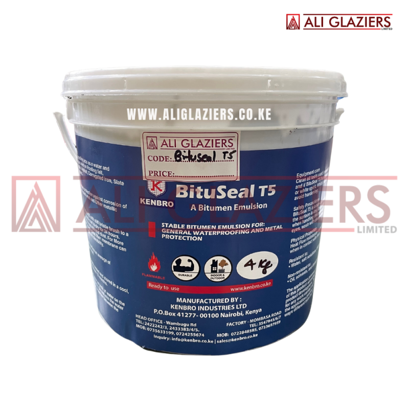 Bituseal T5 4KG For Waterproofing in Nairobi, Kenya | Bitumen Fibrated Emulsion For Roof ...